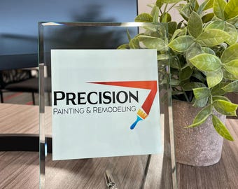 Personalized Glass Photo Frame Gift Picture Frame Printed Photo Wedding ...