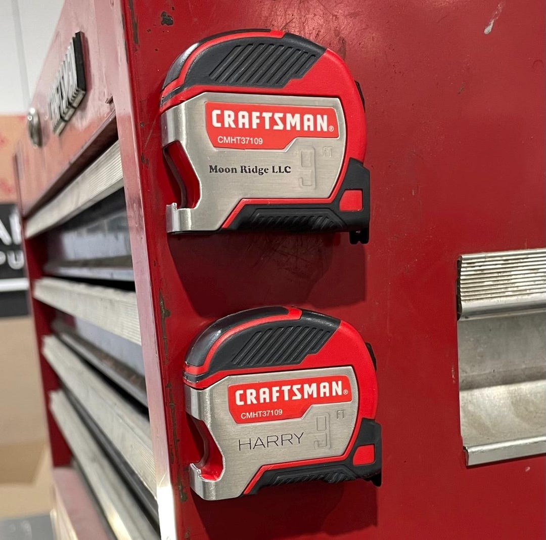 Personalized Craftsman Tape Measure: Engraved 9ft Magnetic Gift - Etsy