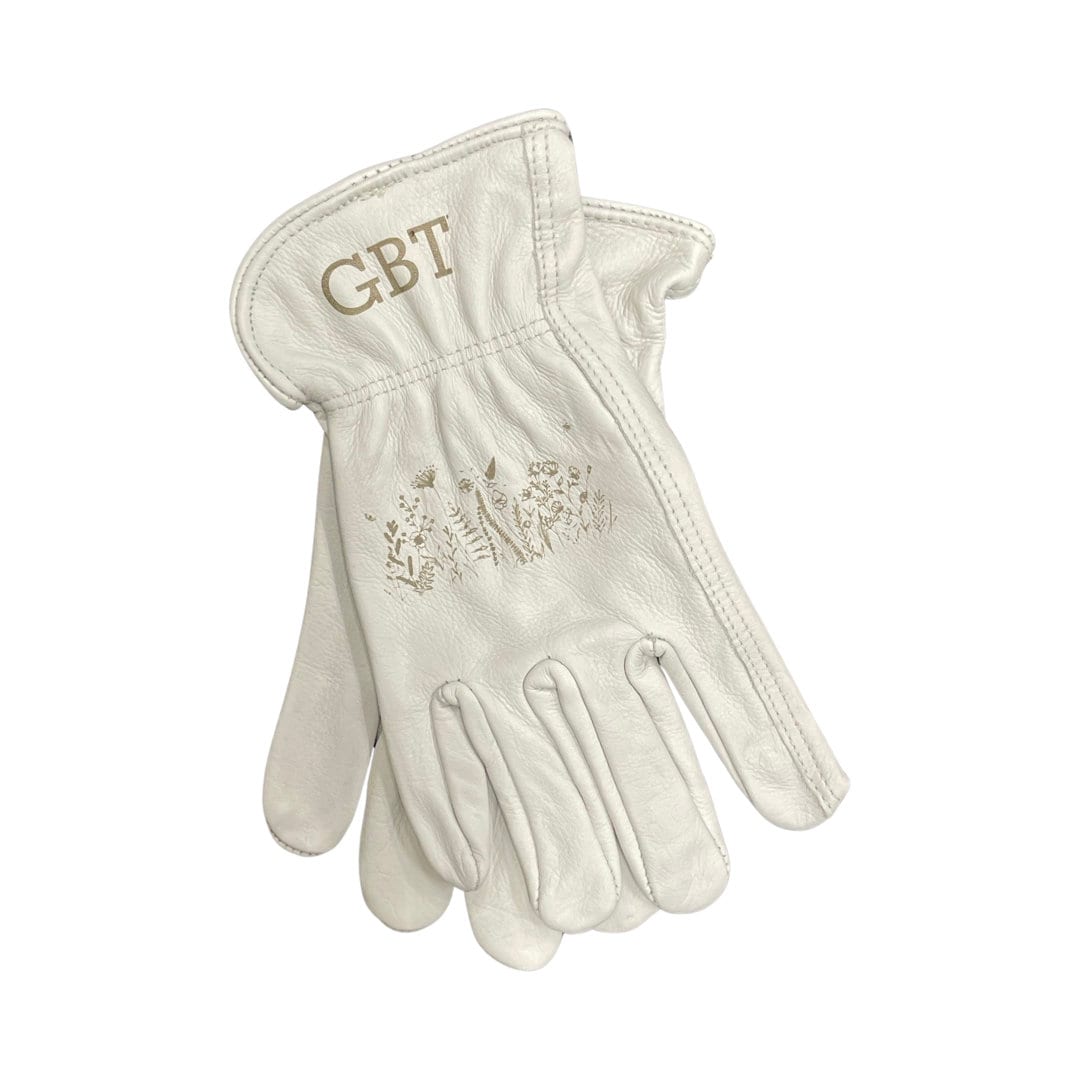 Personalized Leather Work Gloves: Engraved Cowhide Gardening Gift - Etsy