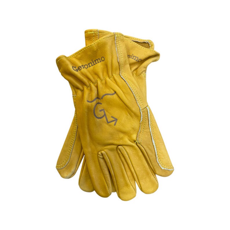 Double Palm Leather Work Glove Personalized Glove Gardening - Etsy