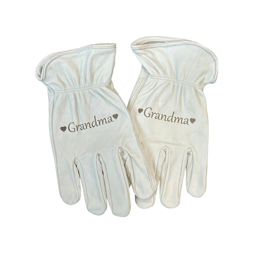 Personalized Leather Glove Engraved With Logo and Name Premium Cowhide ...