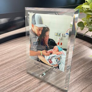 UV Printed Personalized Glass Photo Frame Picture Frame Printed Photo ...