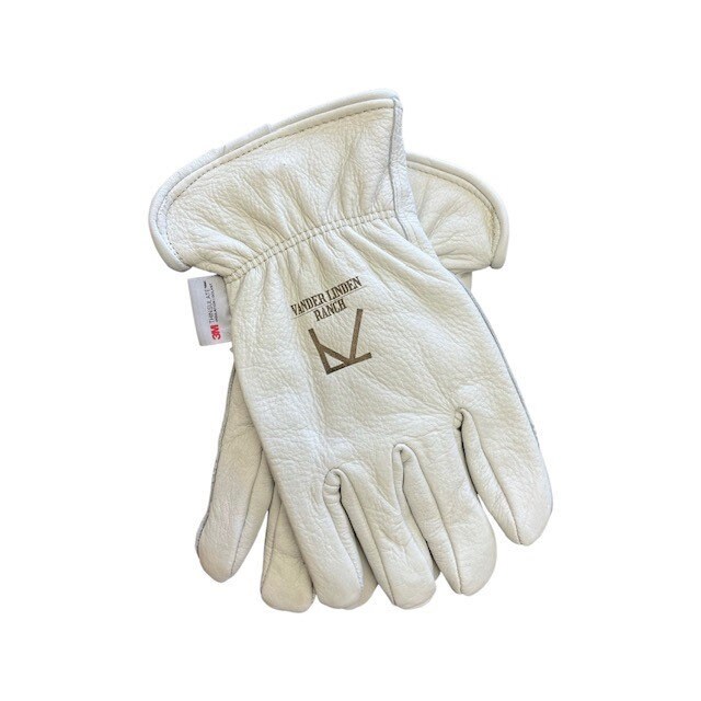 Personalized Leather Work Gloves: Engraved Ranch Logo, Farm & Garden ...