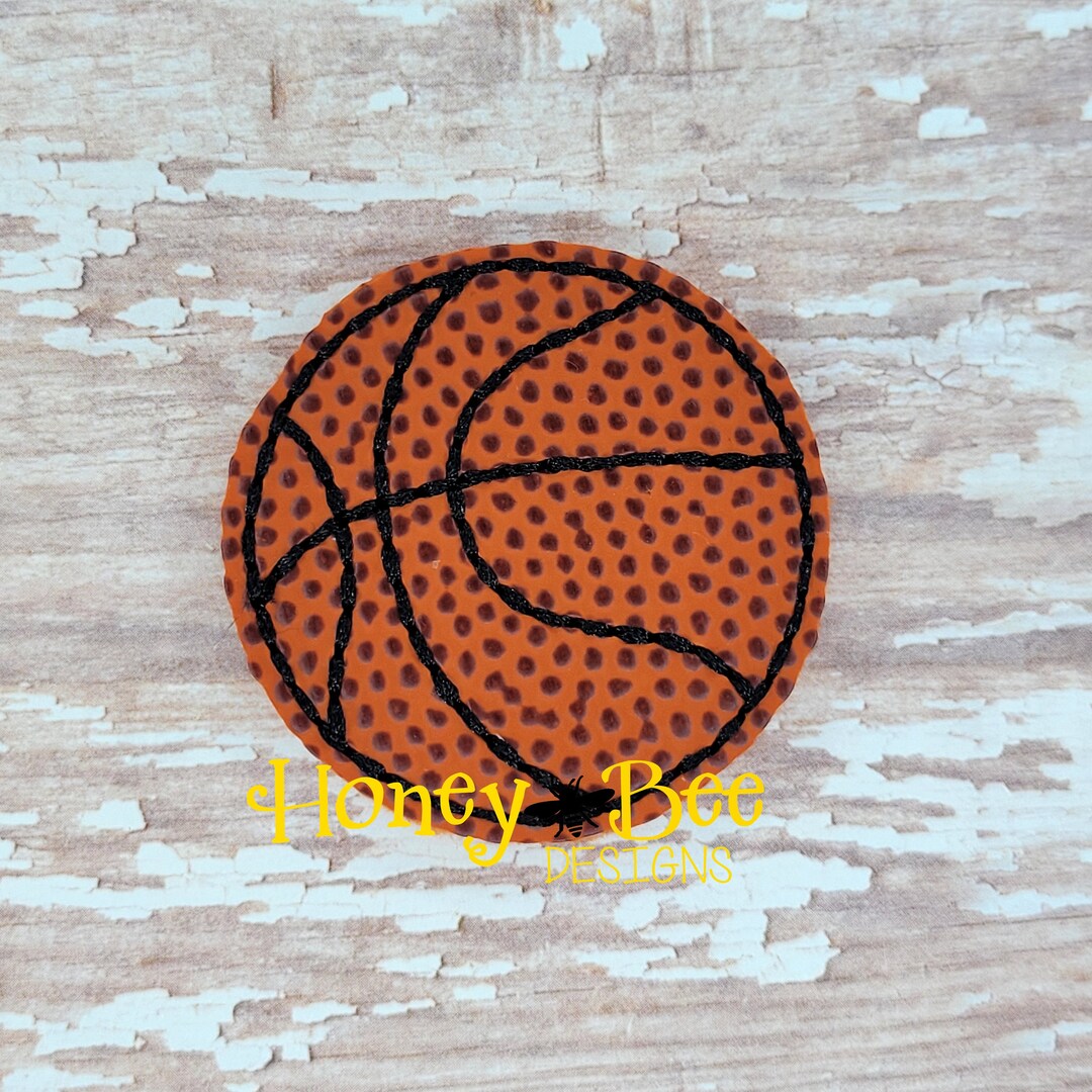 Textured Vinyl Basketball Felties, Basketball Felties, Basketball Bow ...