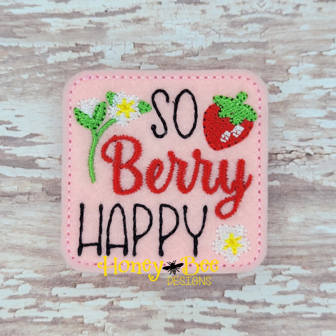 So Berry Happy Felties, Felt Embellishments, Bow Centers, Funny Felties ...