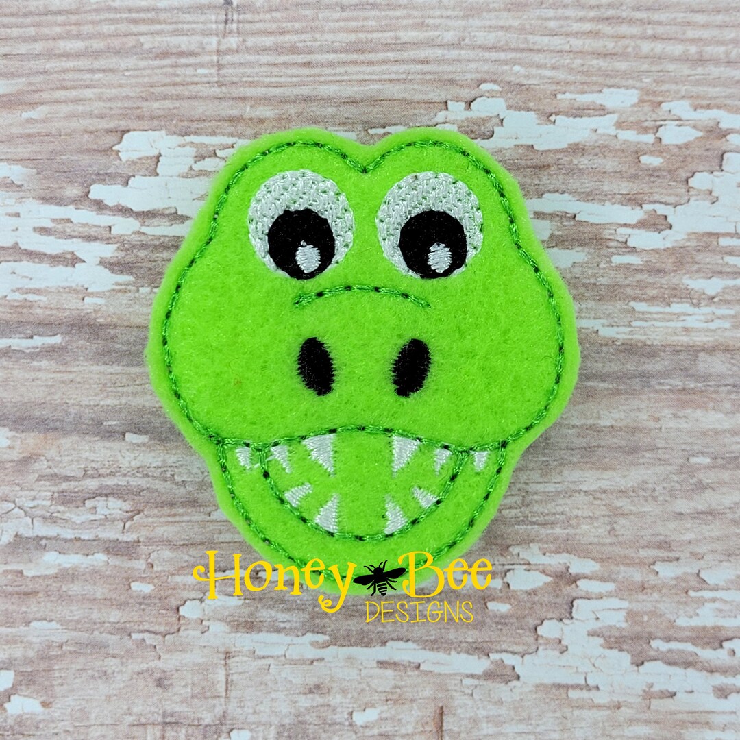 Alligator Felties, Alligator Bow Centers, Alligator Felt Embellishments ...