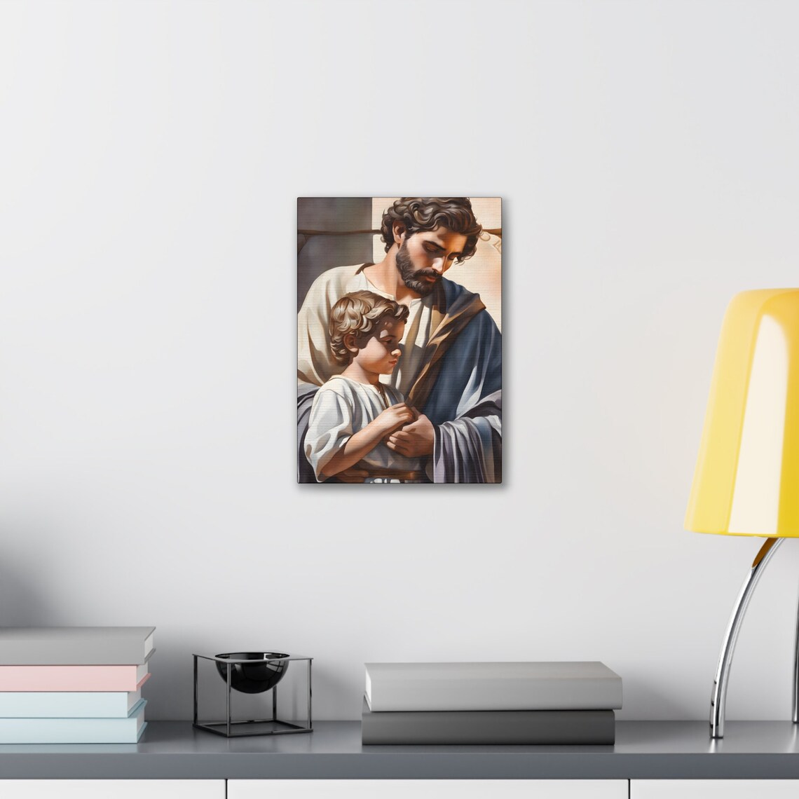 St Joseph Wall Art St Joseph Father of Jesus Wall Art Catholic Home ...