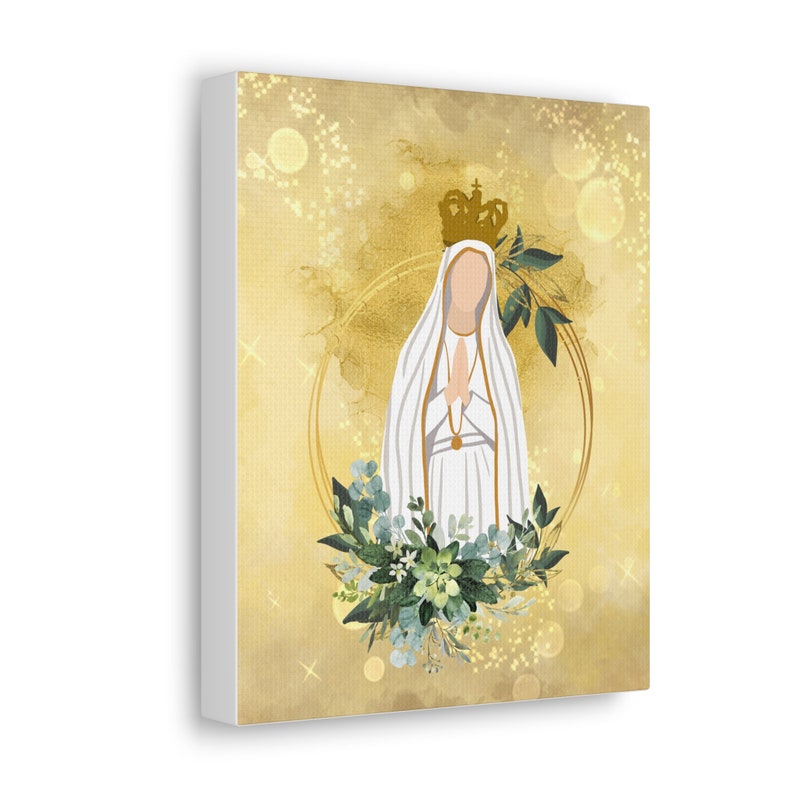 Our Lady of Fatima Wall Art Our Lady of Fatima Art Print Catholic ...