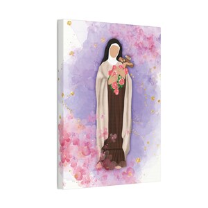 Saint Therese Art St Therese Wall Art Catholic Wall Art St Therese Art ...