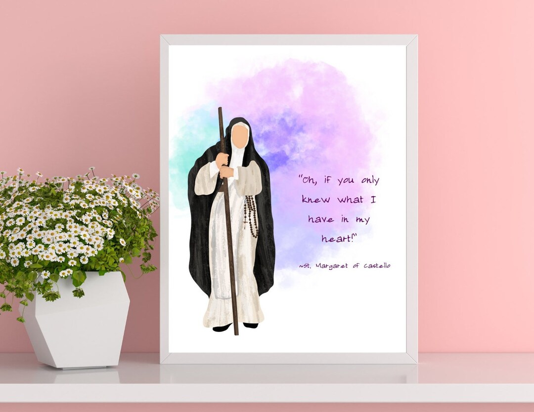 St Margaret Castello Art Print Dominican Rosary Catholic Saint Quotes ...