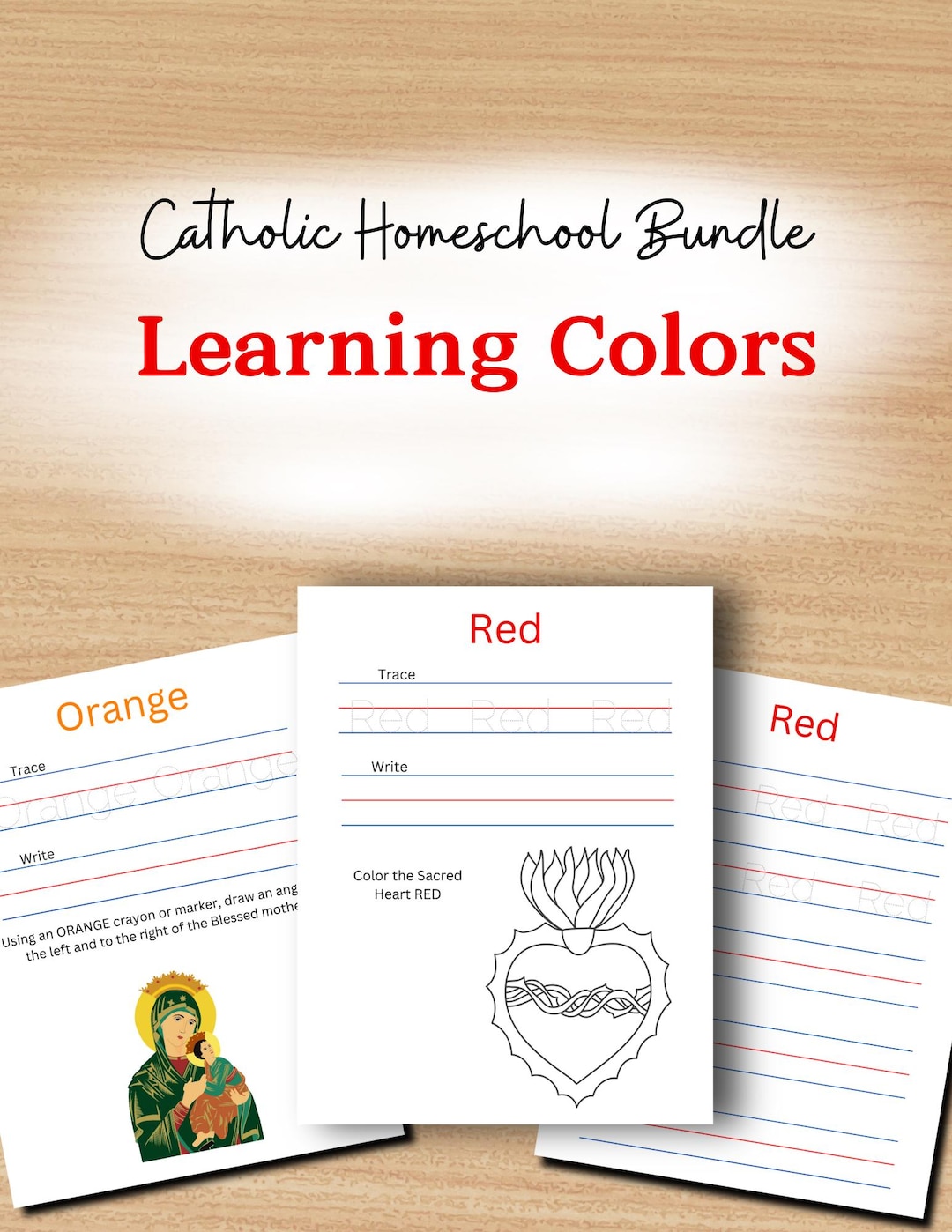 Catholic Homeschool Worksheet Printable Homeschool Worksheets Learning ...