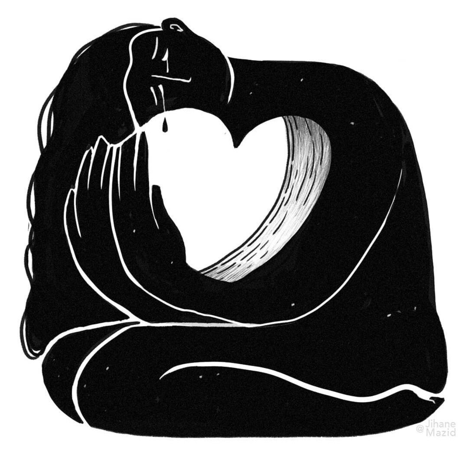 The Void You Left - 8x8" Art Print - Etsy
