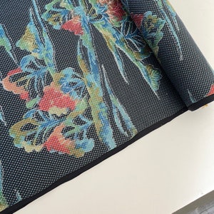 Blue Oasis Tsumugi Silk WHOLE Bolt Unused Japanese Kimono Fabric ...