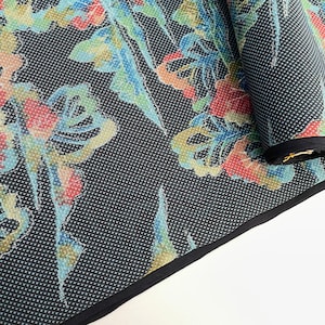 Blue Oasis Tsumugi Silk WHOLE Bolt Unused Japanese Kimono Fabric ...