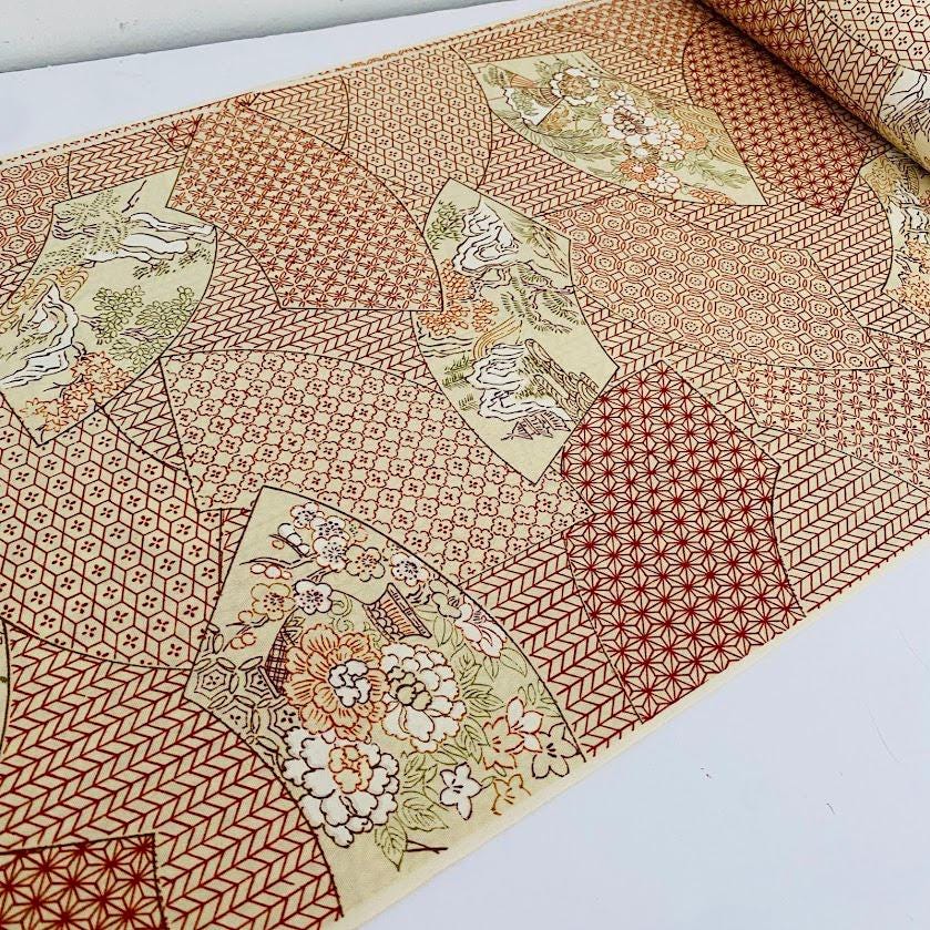 Raised in Kyoto Wool Bolt Roll by the Yard Unused Japanese Kimono ...