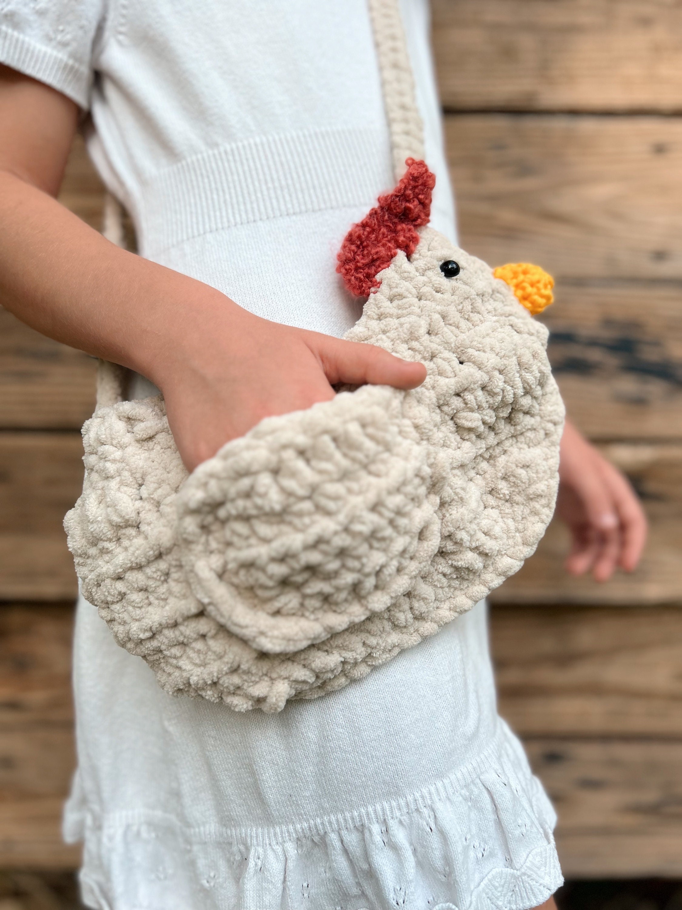 Crochet Chicken Purse Etsy