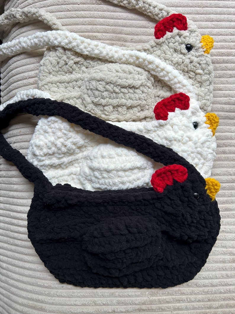Crochet Chicken Purse - Etsy