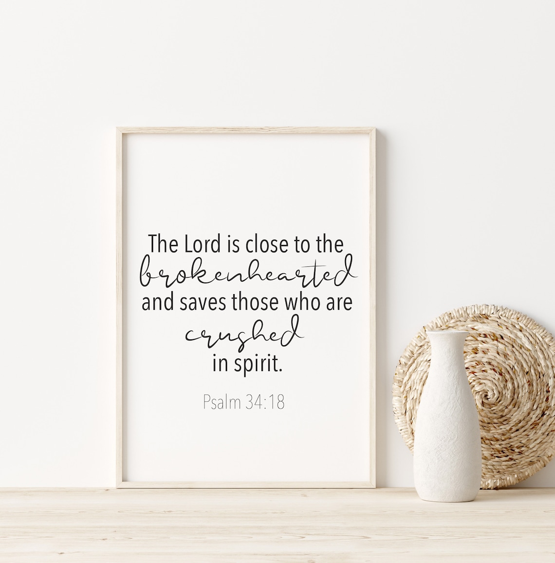 The Lord is Close, Bible Verse Printable, Home Décor, Scripture Wall ...