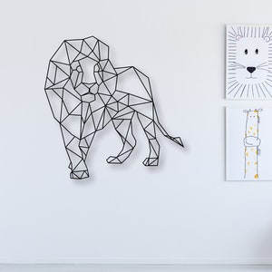 Leo Metal Wall Art, Metal Wall Sign, Metal Wall Hangings, Office Wall ...