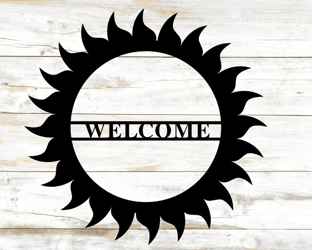 Outdoor Welcome Sign / Welcome Metal Word | He is Risen Sign | Easter ...