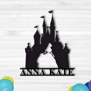 Custom Princess Room Sign, Girls Decor, Personalized Kids Metal Sign ...