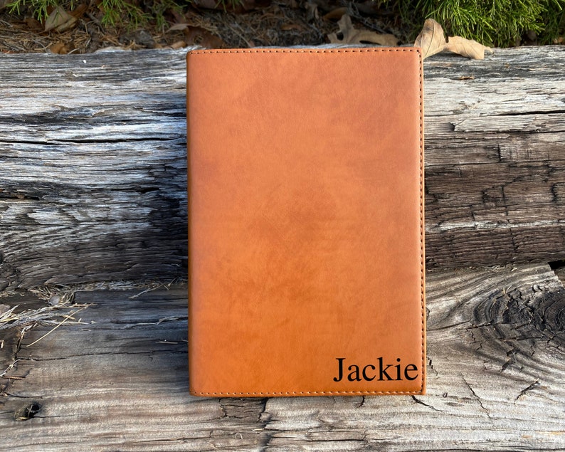 Journal With Name Journal With Name Leatherette Journal - Etsy