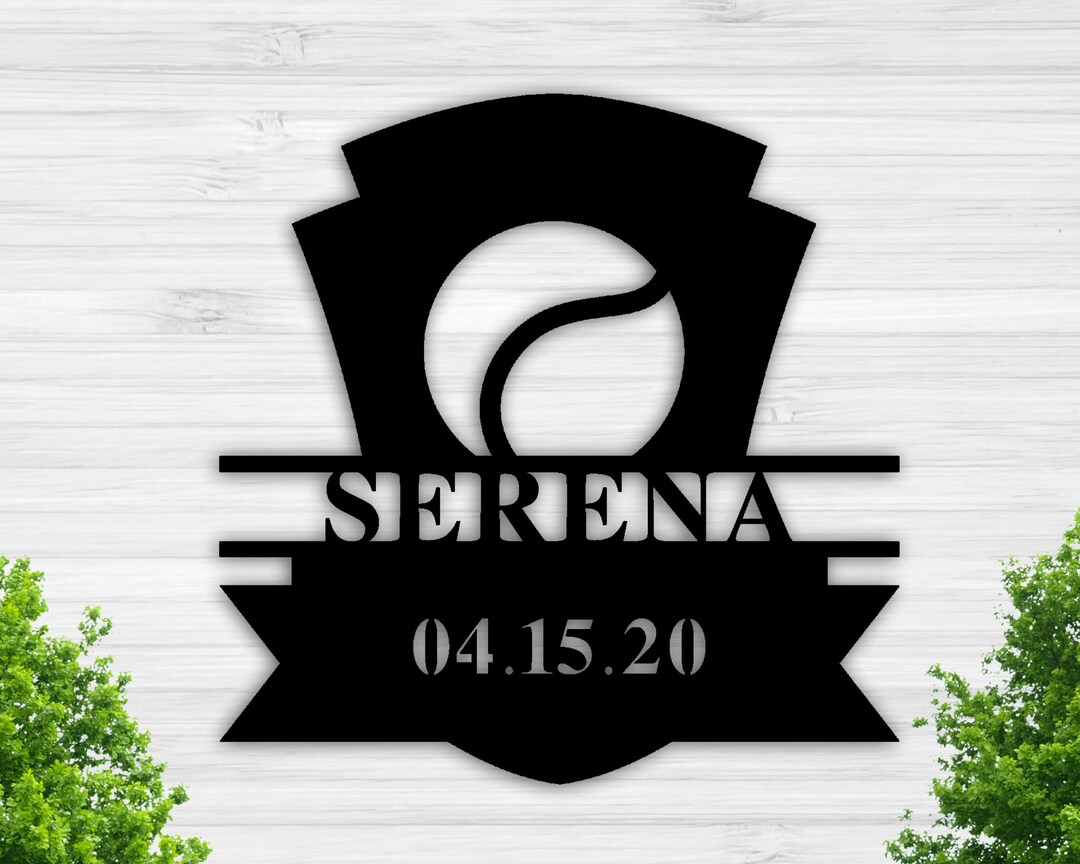 Personalized Tennis Sign, Tennis Fan, Tennis Gift, Tennis Player ...