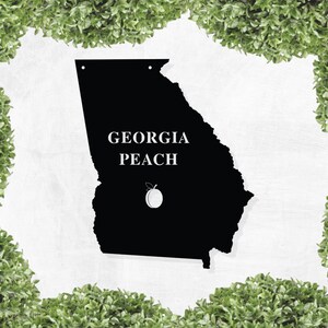 Georgia Metal Art, Established Family Sign, Metal Monogram Sign, Metal ...