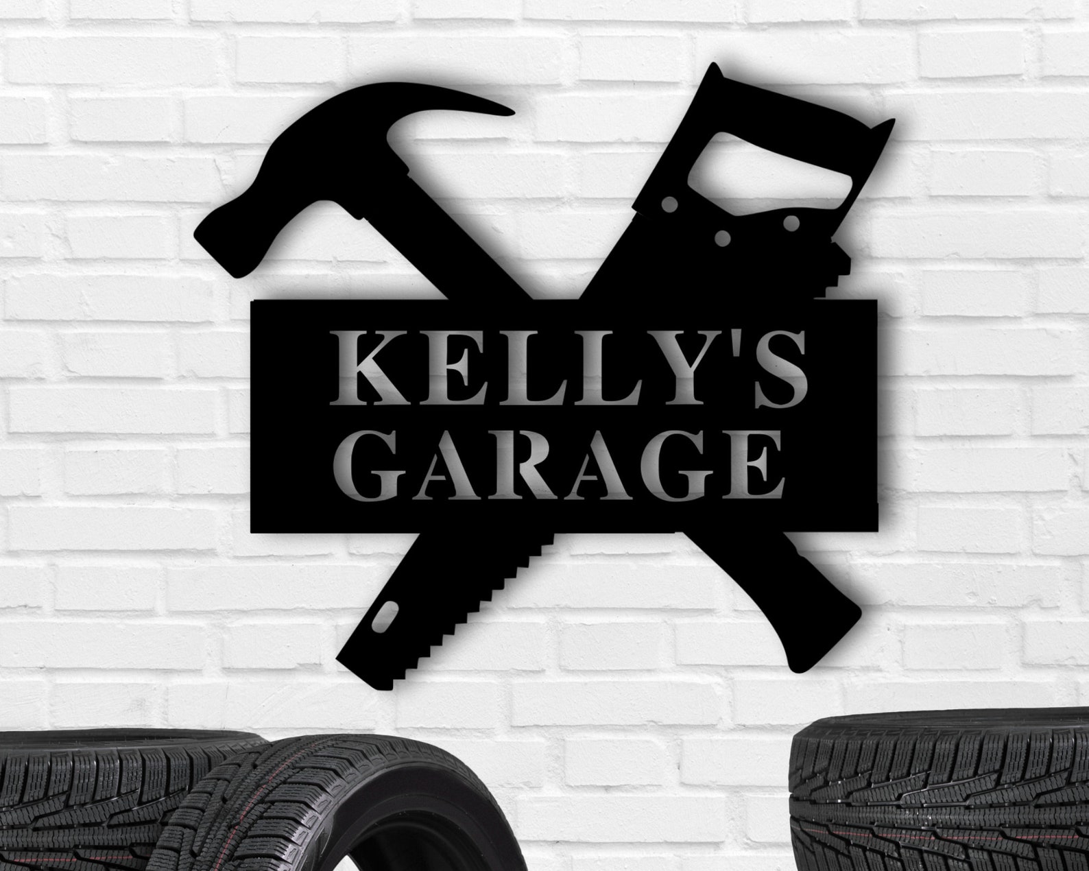 Personalized Garage Sign Metal Sign for Garage Custom Garage | Etsy
