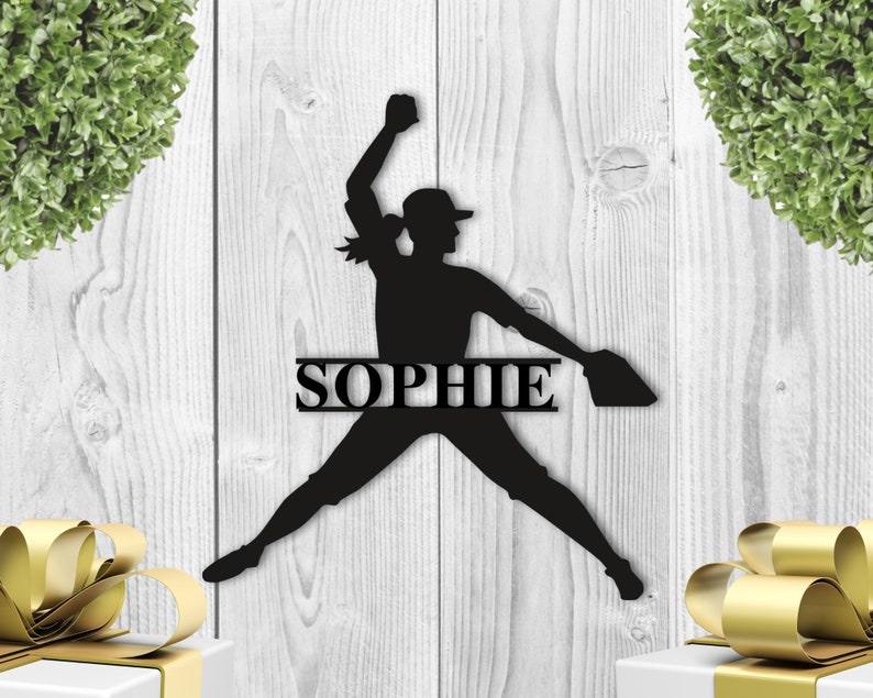 Custom Softball Metal Sign Fast Pitch Softball Lovers - Etsy