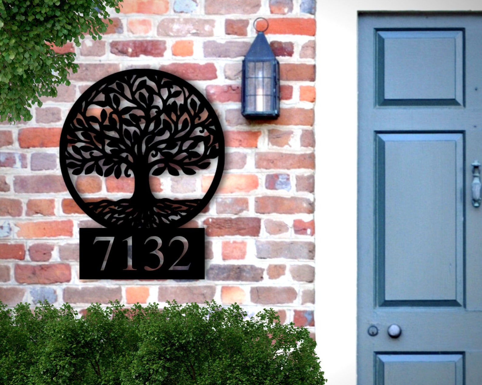 Custom Metal Address Sign Address Plaque House Number Metal - Etsy