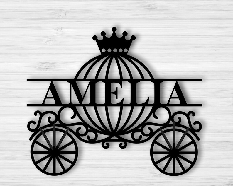 Name Sign Princess Room Sign Girls Decor Personalized Kids - Etsy