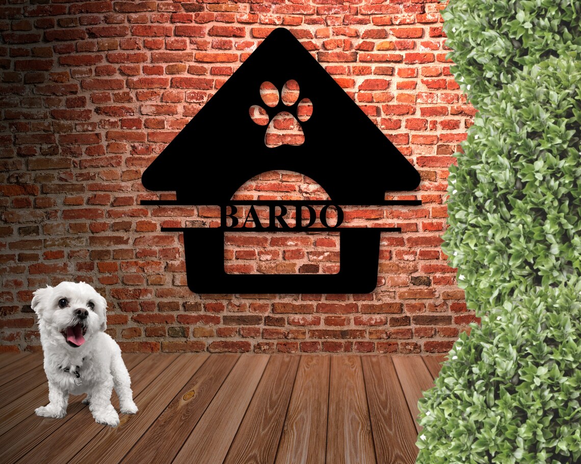 Pet Name Sign Personalized Name Sign Dog Name Sign Pet - Etsy