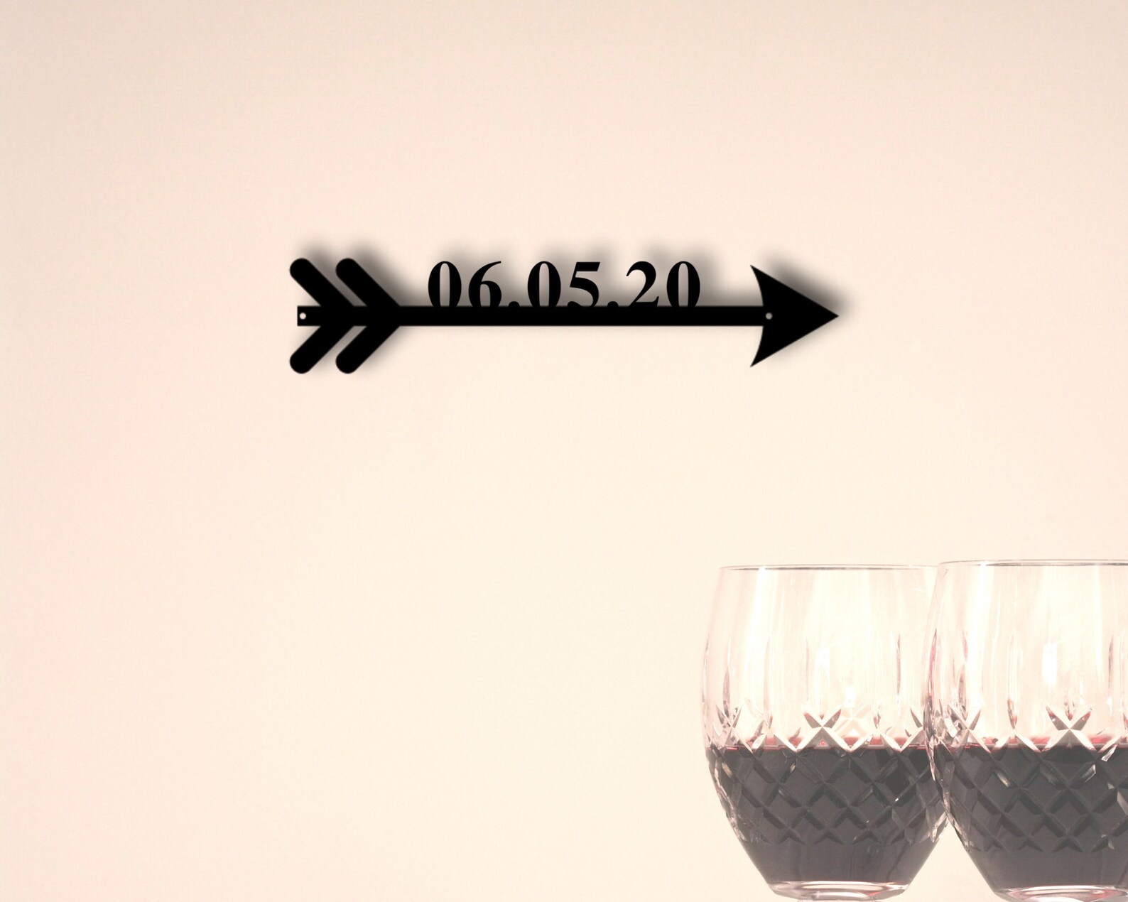 Custom Personalized Arrow Sign With Name or Date Custom - Etsy