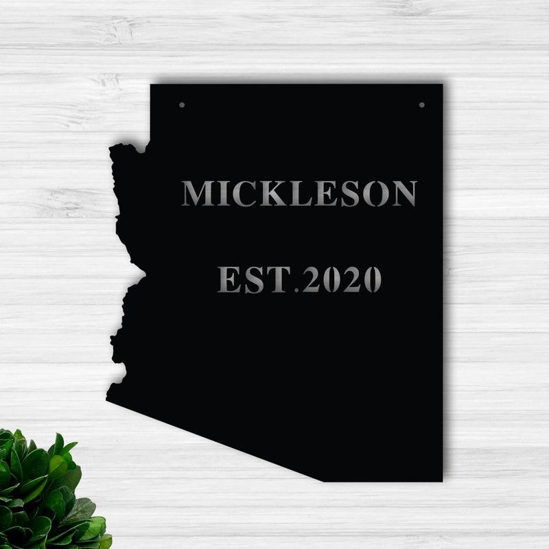Arizona Metal Sign - Etsy