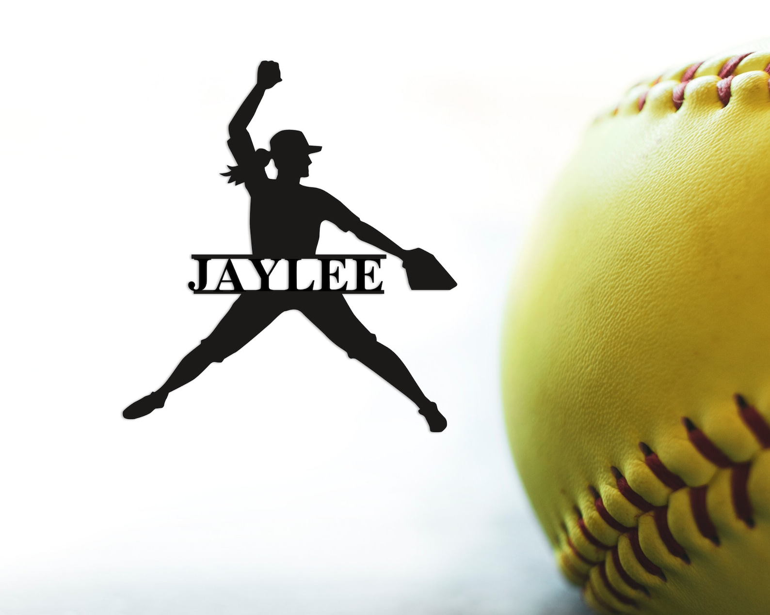 Custom Softball Metal Sign Fast Pitch Softball Lovers - Etsy