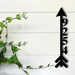Arrow Address Sign Address Plaque Address Numbers Metal - Etsy