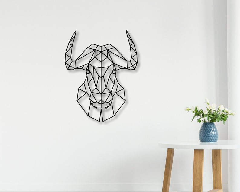 Taurus Metal Wall Art Metal Wall Sign Metal Wall Hangings - Etsy