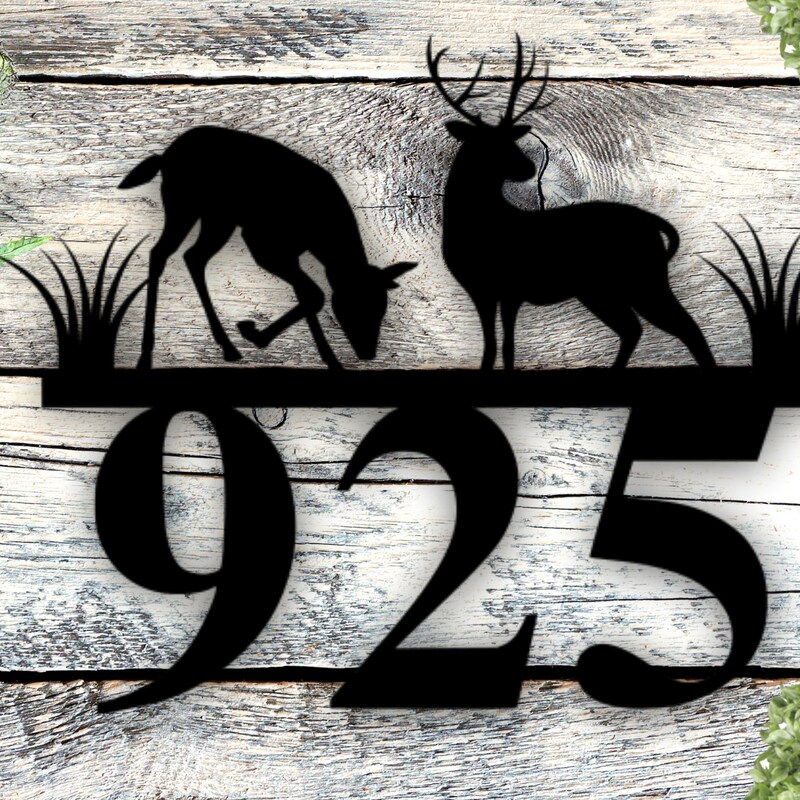 Rustic House Numbers - Etsy