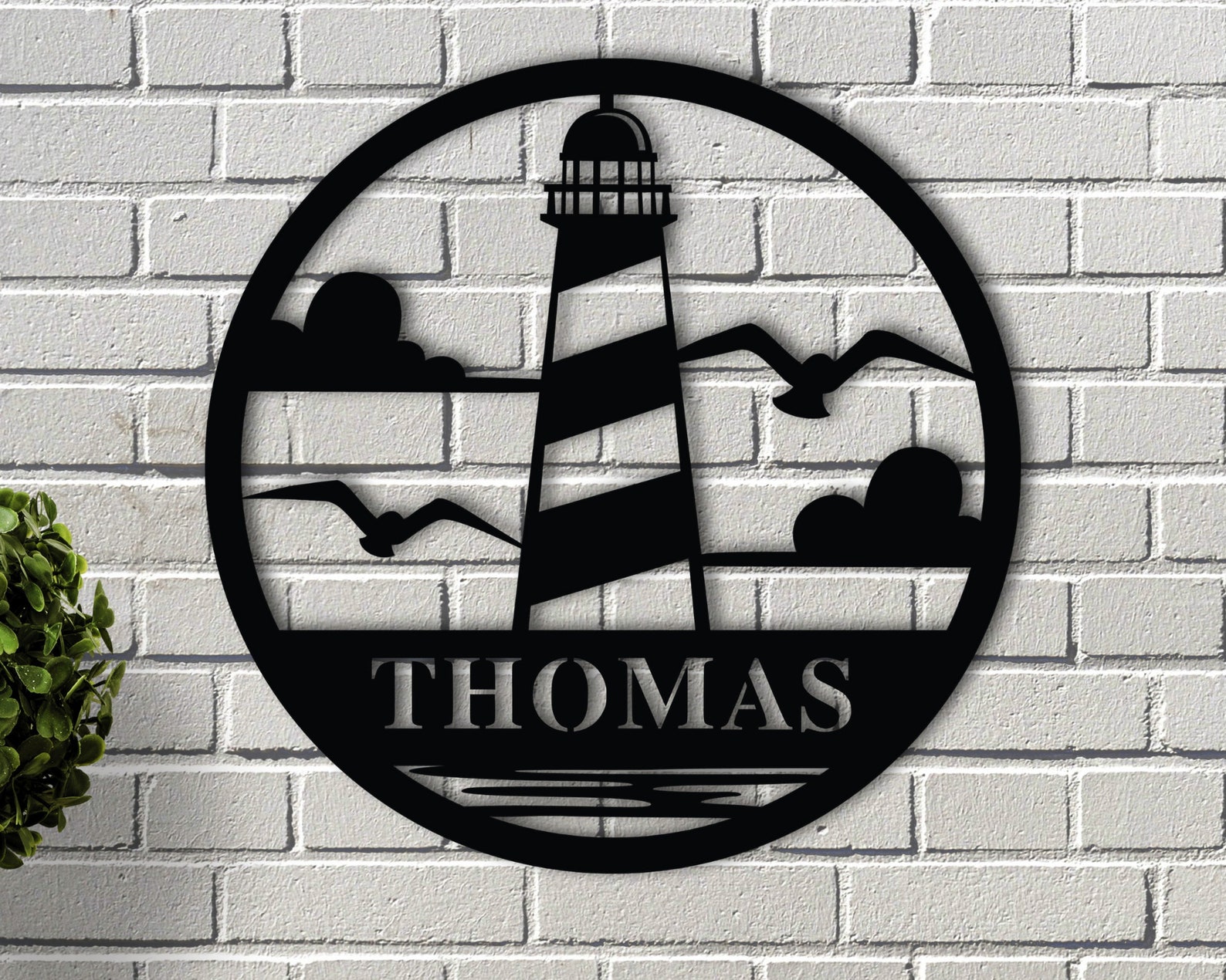 Personalized Lighthouse Sign Custom Harbor Theme Sign Custom | Etsy