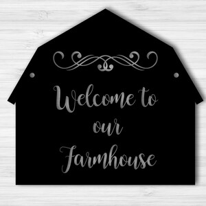 Farmhouse Sign, Farmhouse Decore, Welcome to Our Farmhouse, Farmhouse ...