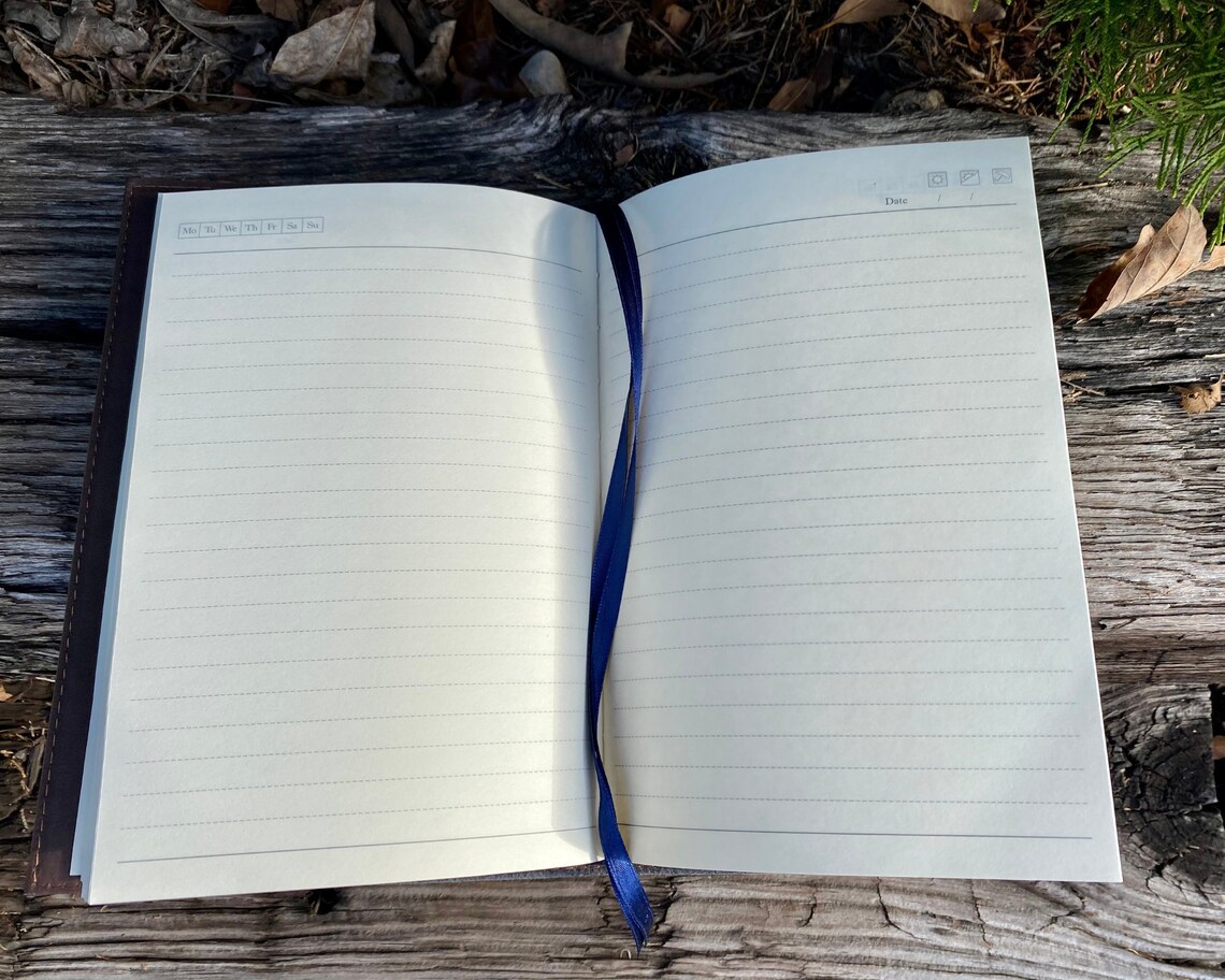 Journal with name Journal with Name Leatherette Journal | Etsy