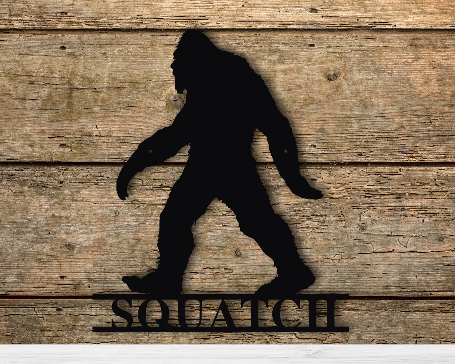 Bigfoot Personalized Metal Sign Personalized Sasquatch Metal - Etsy