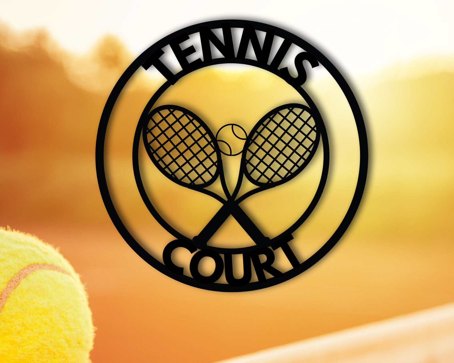 Personalized Tennis Sign Metal Tennis Wall Art Tennis Sign | Etsy