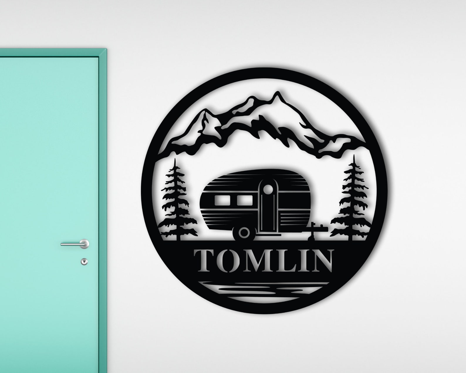 Personalized Metal Camping Sign, Camping Sign, Custom Camper Sign, RV ...