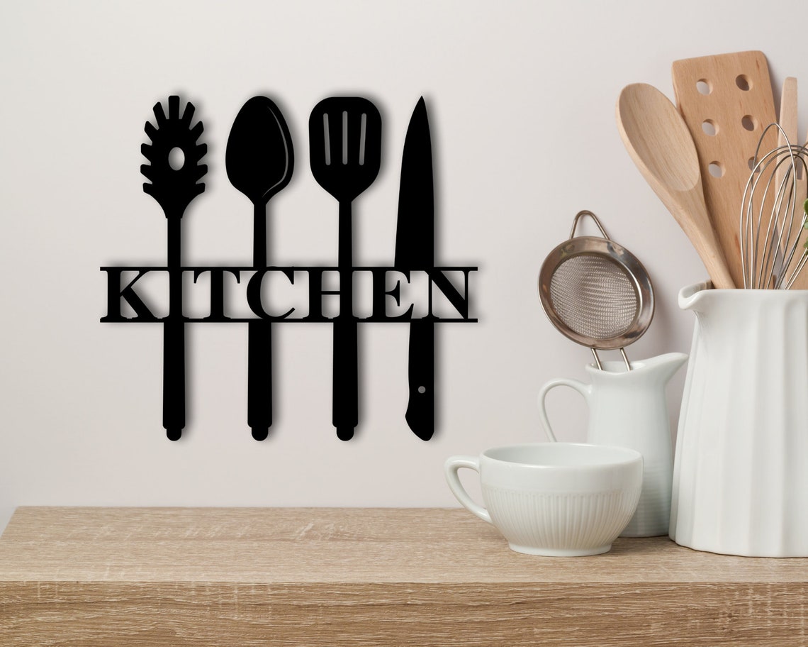 Personalized Kitchen Sign Metal Kitchen Tool Sign Custom - Etsy