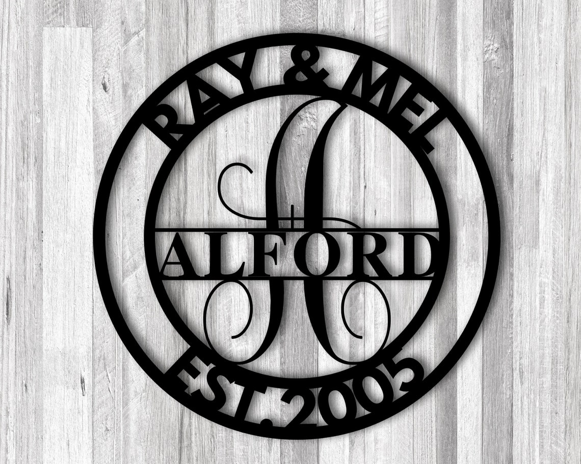 Custom Metal Name Sign Father's Day Signs Customized - Etsy