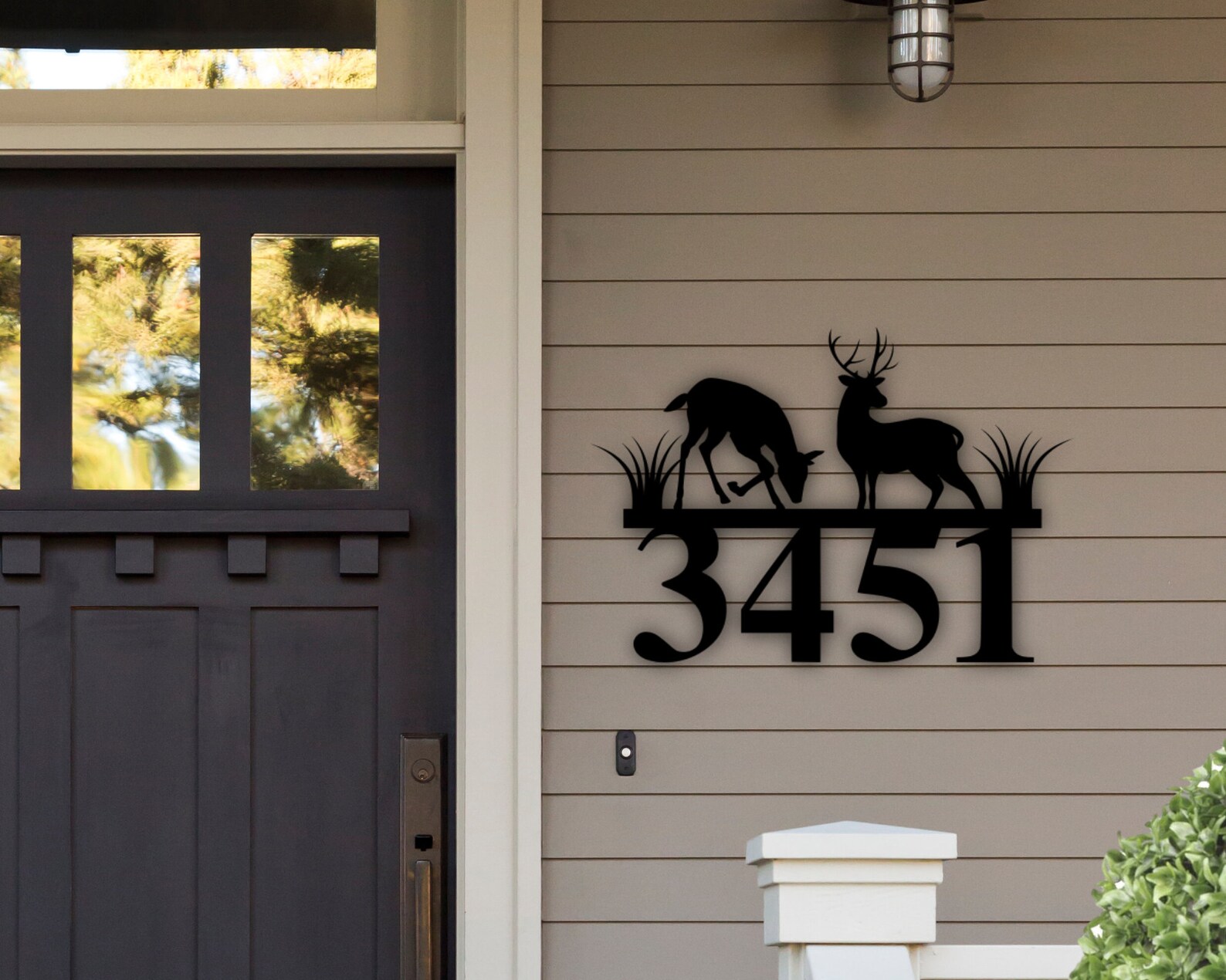 Custom Rustic Metal Address Sign Wilderness Sign Metal House - Etsy