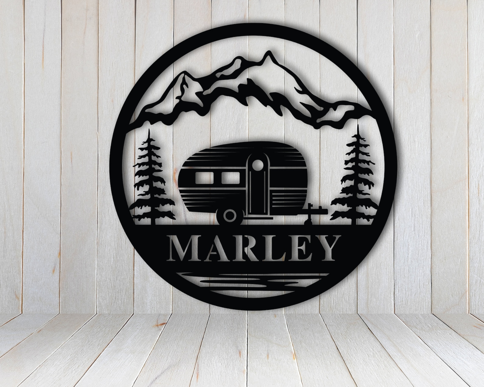 Personalized Metal Camping Sign, Camping Sign, Custom Camper Sign, RV ...