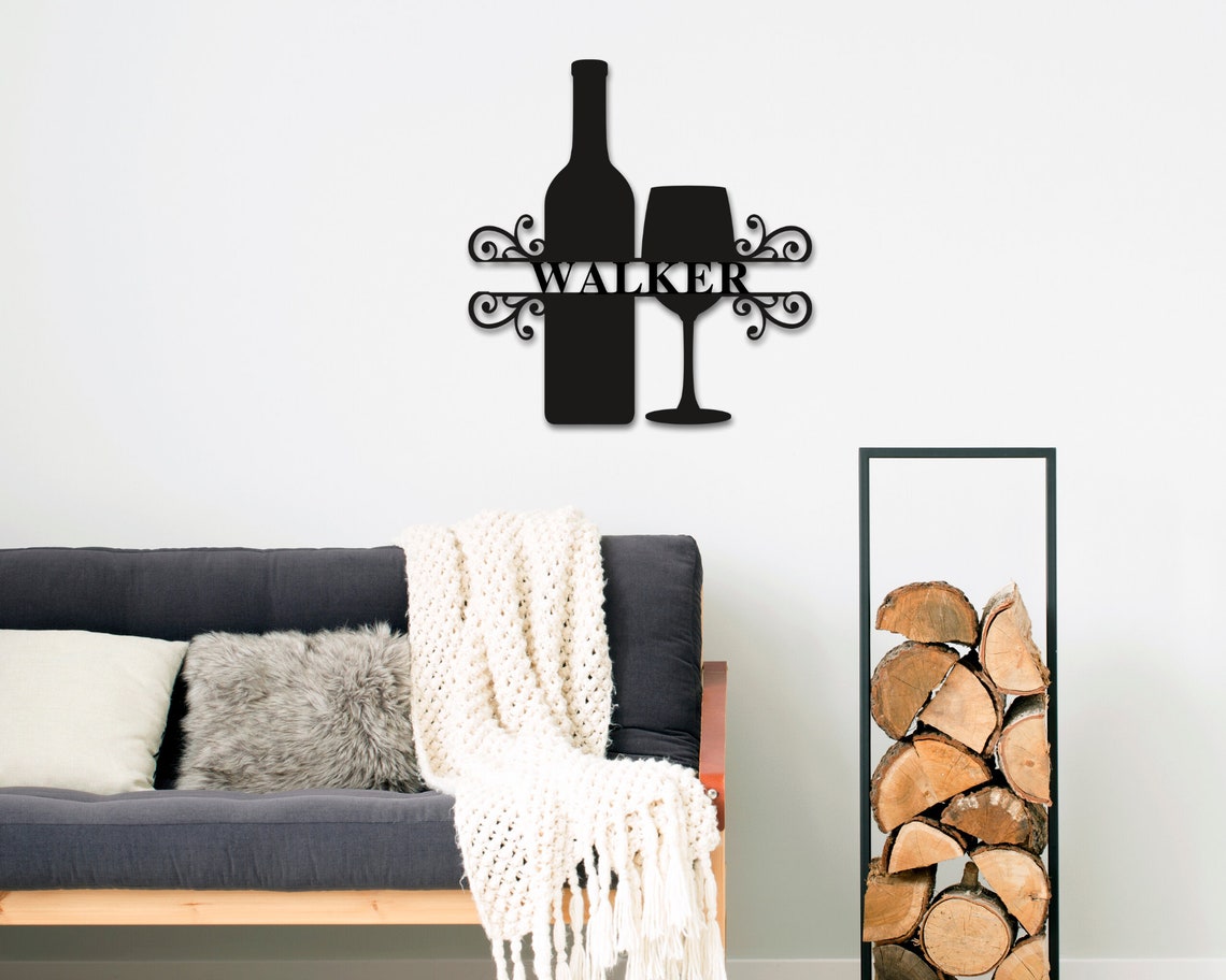 Personalized Wine Theme Sign Custom Wine Theme Sign Wine - Etsy